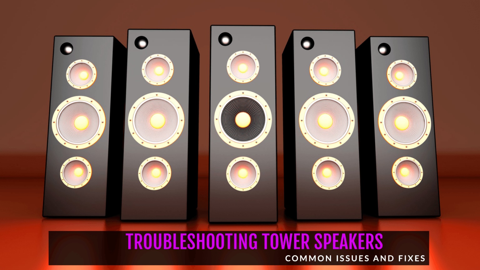 How To Set Up Tower Speakers For The Best Sound
