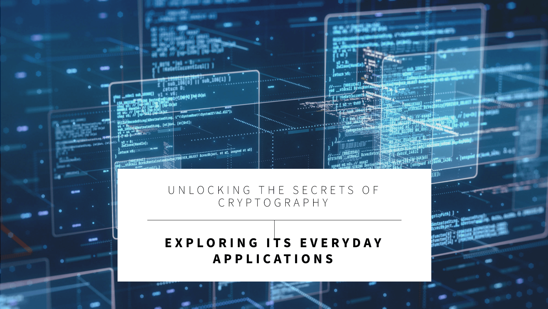 How Can Cryptography Protect Your Information Now?